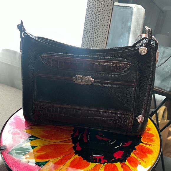 Brighton | Bags | Brighton Pebbled Leather With Organizer Shoulder ...